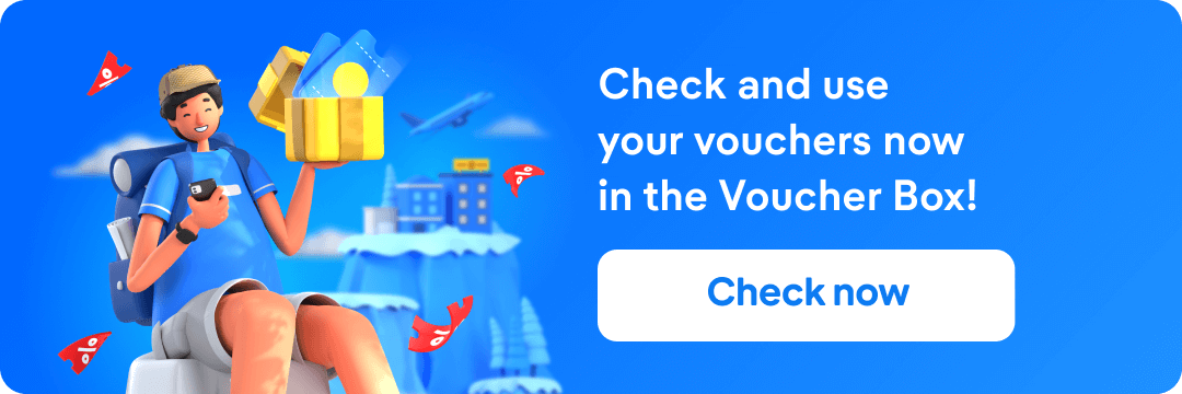 Claim the reward vouchers from your train ticket purchase on tiket.com!