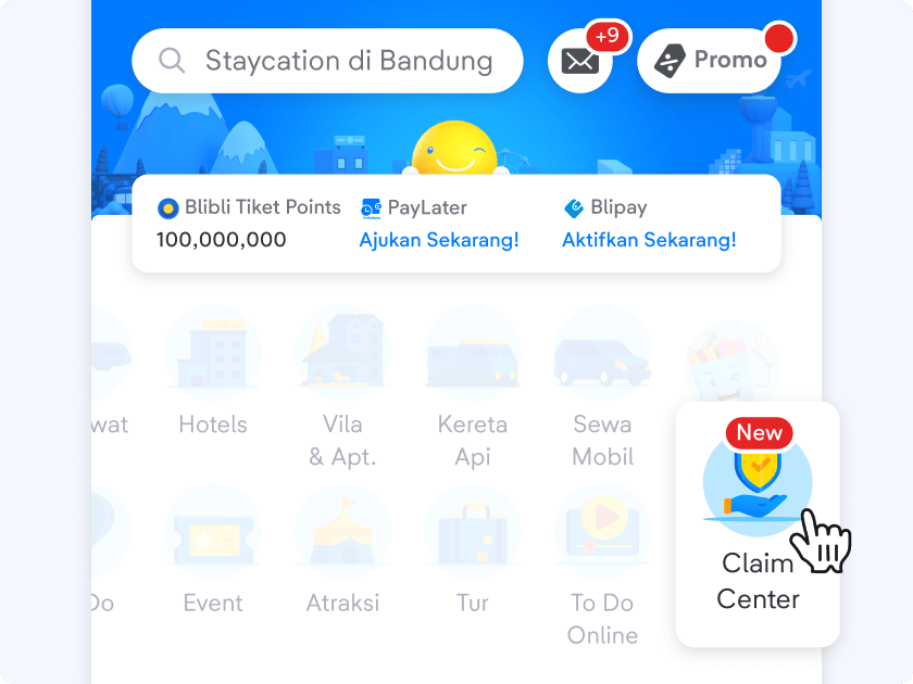 Pusat Klaim Asuransi tiket.com