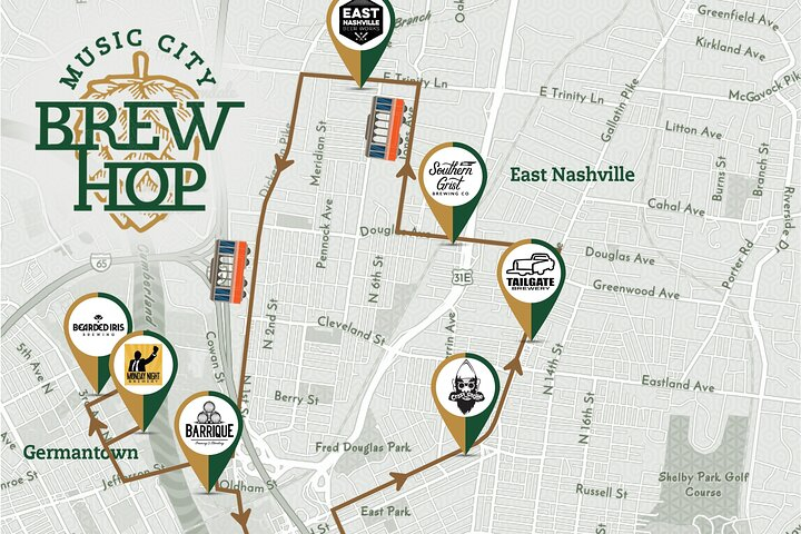 Nashville Hop On Hop Off Brewery Trolley Tour Diskon 50% Harga Tiket Masuk