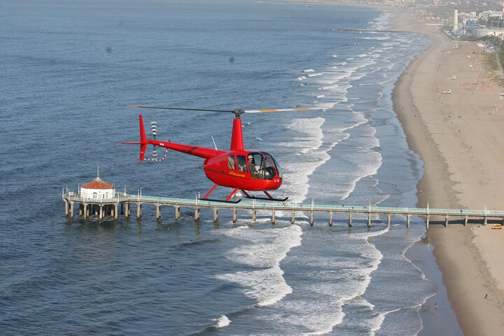 Hyper Helicopter Surfing "West Coast" Taking Off from Beach City Harga ...