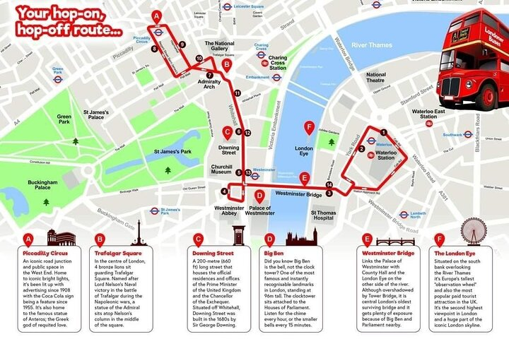 Hop-on Hop-off London Routemaster Bus Tour Harga Promo Terbaru 2023