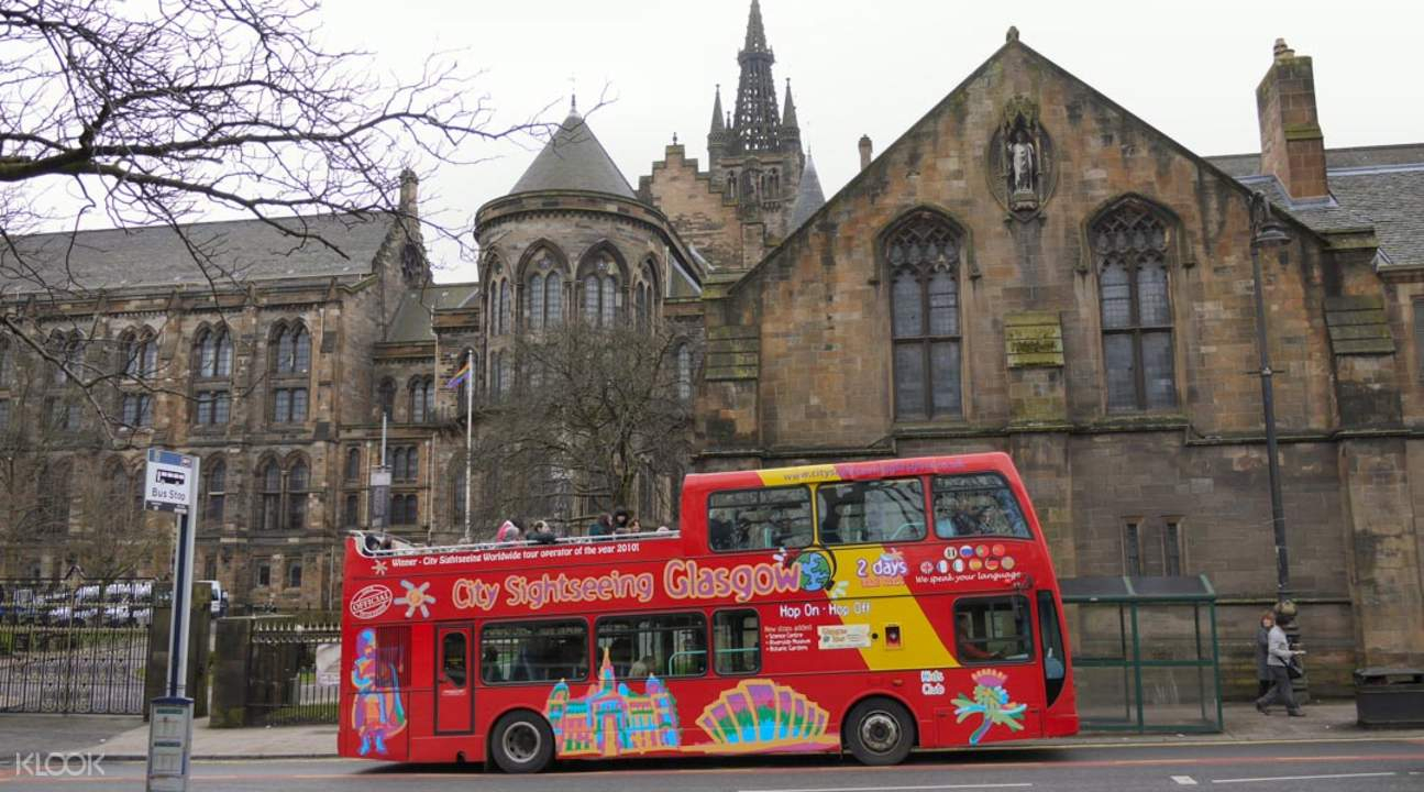 Tiket Glasgow Hop-On Hop-Off City Sightseeing Bus Tour Harga Promo ...
