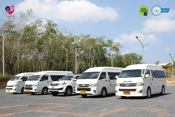 VAN PHUKET AIRPORT Transfer to PHUKET TOWN (SHA Plus) 50% Off Tour Package