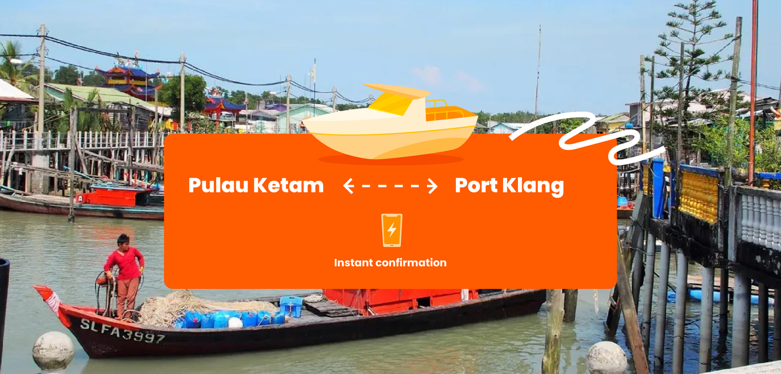 Pulau Ketam and Port Klang Shared Ferry Diskon 50% Harga Tiket Masuk