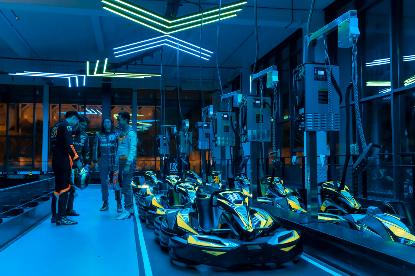 Paket Indoor Electric Go-Karting Experience at Evolt Karting in Shah ...