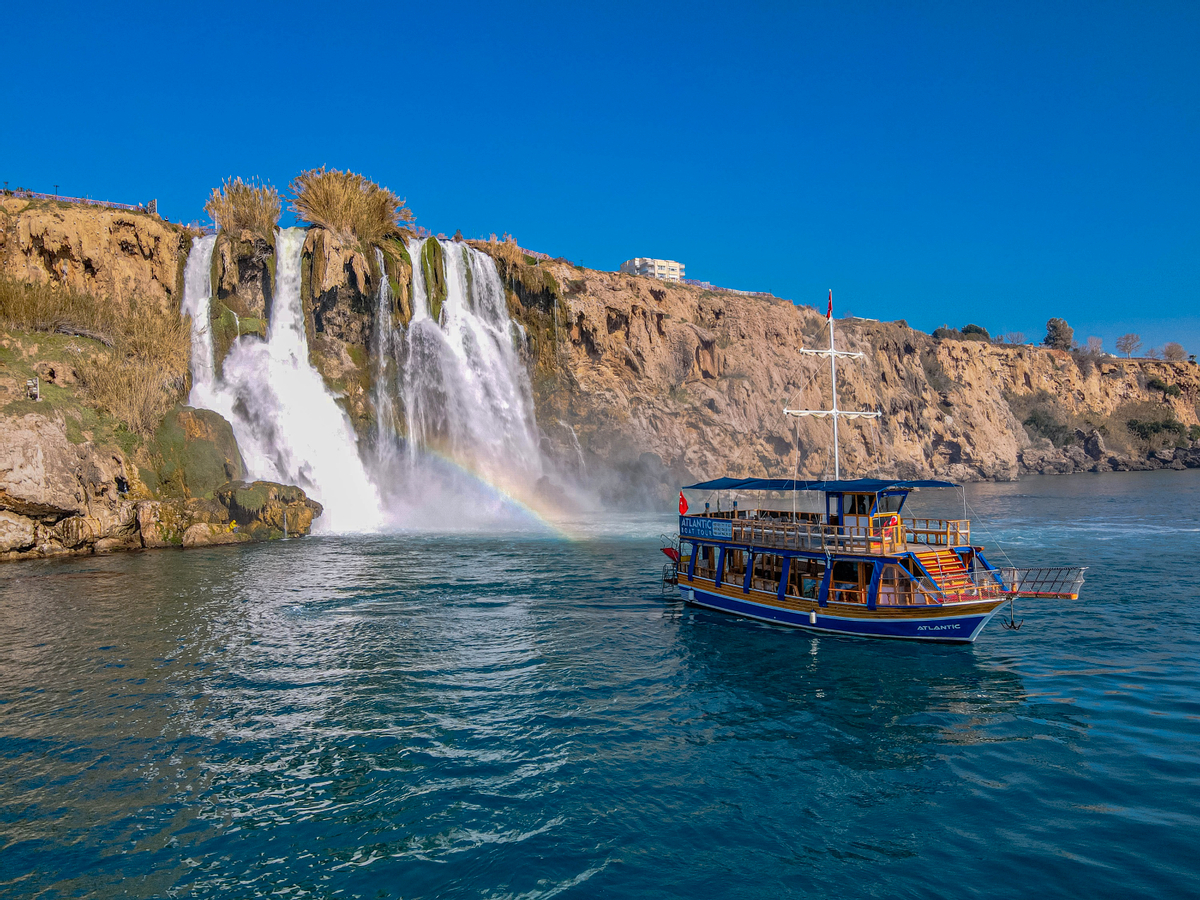 Duden Waterfalls Boat Trip with Lunch and Swimming from Antalya Diskon ...