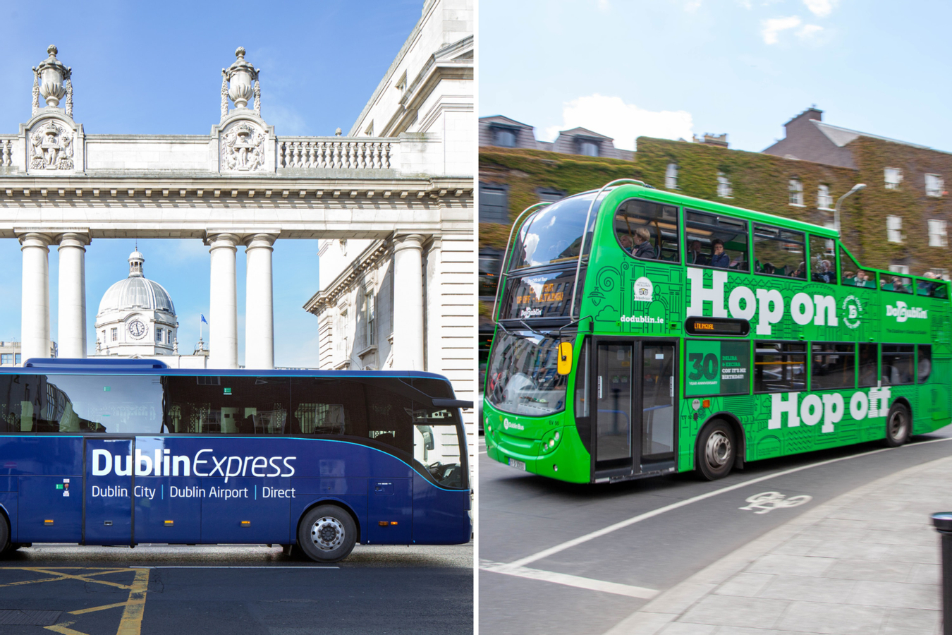 Dublin Express Airport Transfer & Hop-On Hop-Off Bus by DoDublin Diskon ...