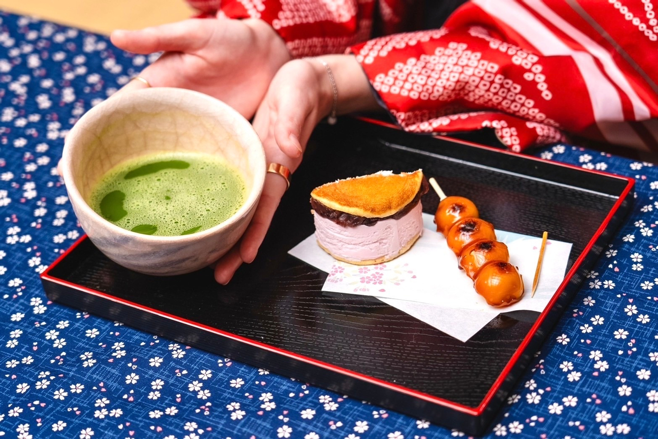 Osaka: Matcha facial pack & head spa at the temple -90-min course ...
