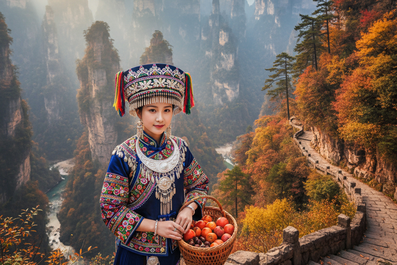 Tiket Avatar Mountains, Tianmen Mountain, Glass Bridge Two-Day Tour ...