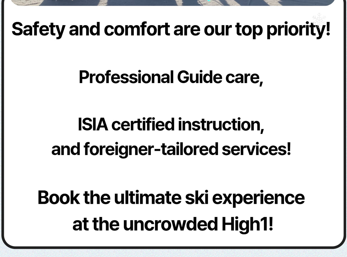 Tiket [40% Off ~11/30] High1 Ski&Snowboard Day Tour (Departure from ...