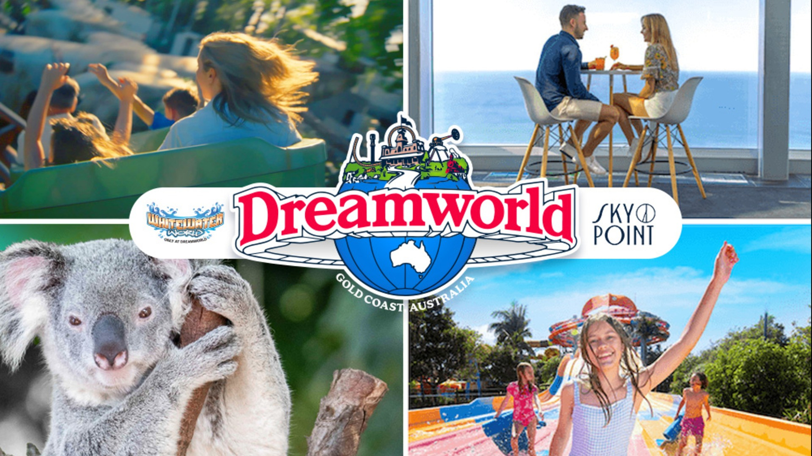 Get Ticket Dreamworld, WhiteWater World, and SkyPoint Gold Coast Multi ...