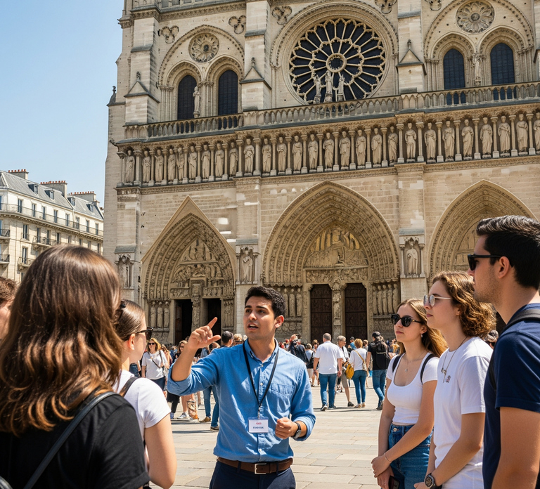 Tiket Notre Dame Exterior or Interior Guided Tour with Entry Harga ...