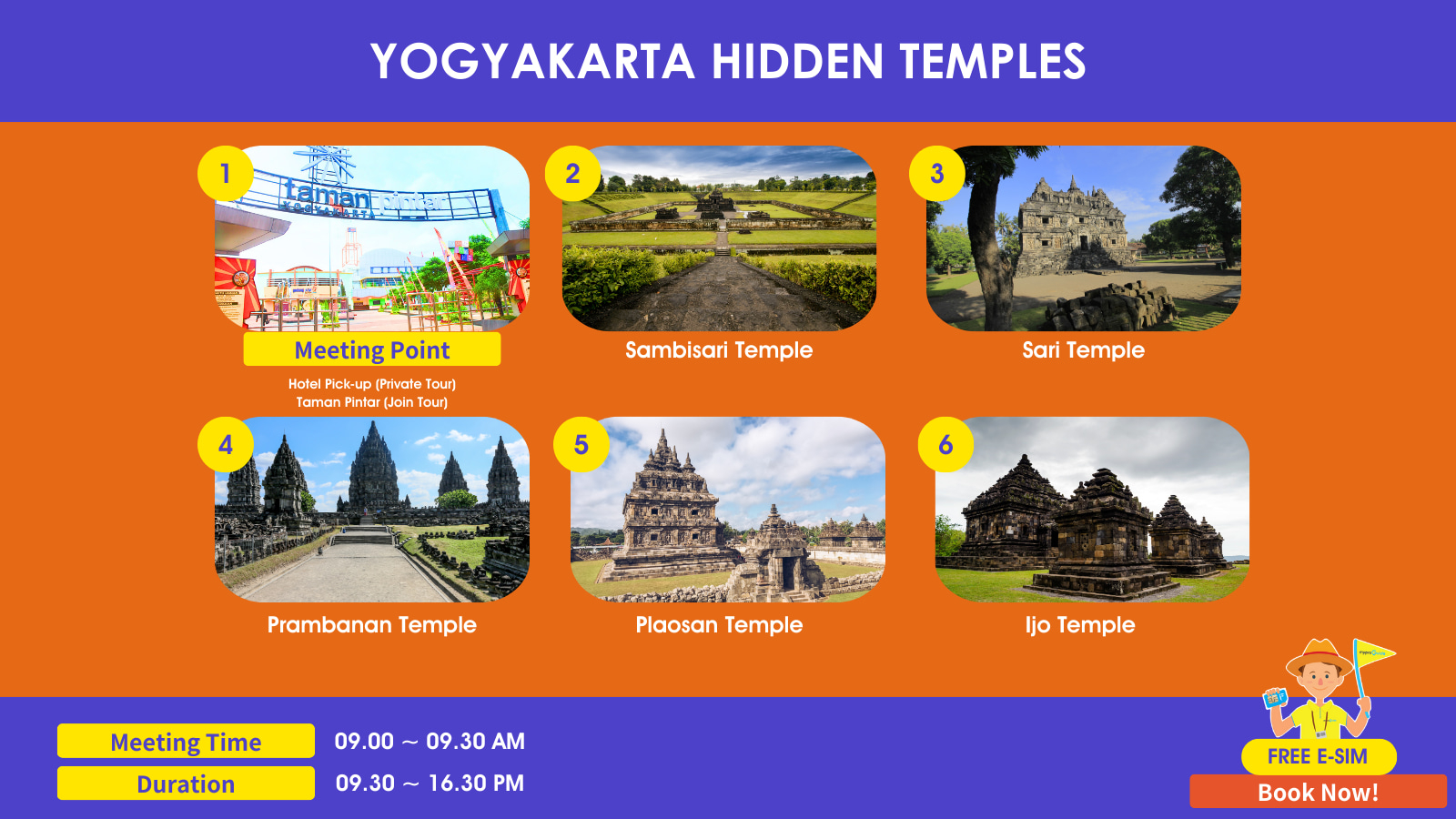 Get Ticket Yogyakarta Hidden Temples Tour with Multilingual Guide Promo ...