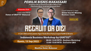 Makassar - Indonesia Business Workshop by GRATYO® (15 September 2022 ...