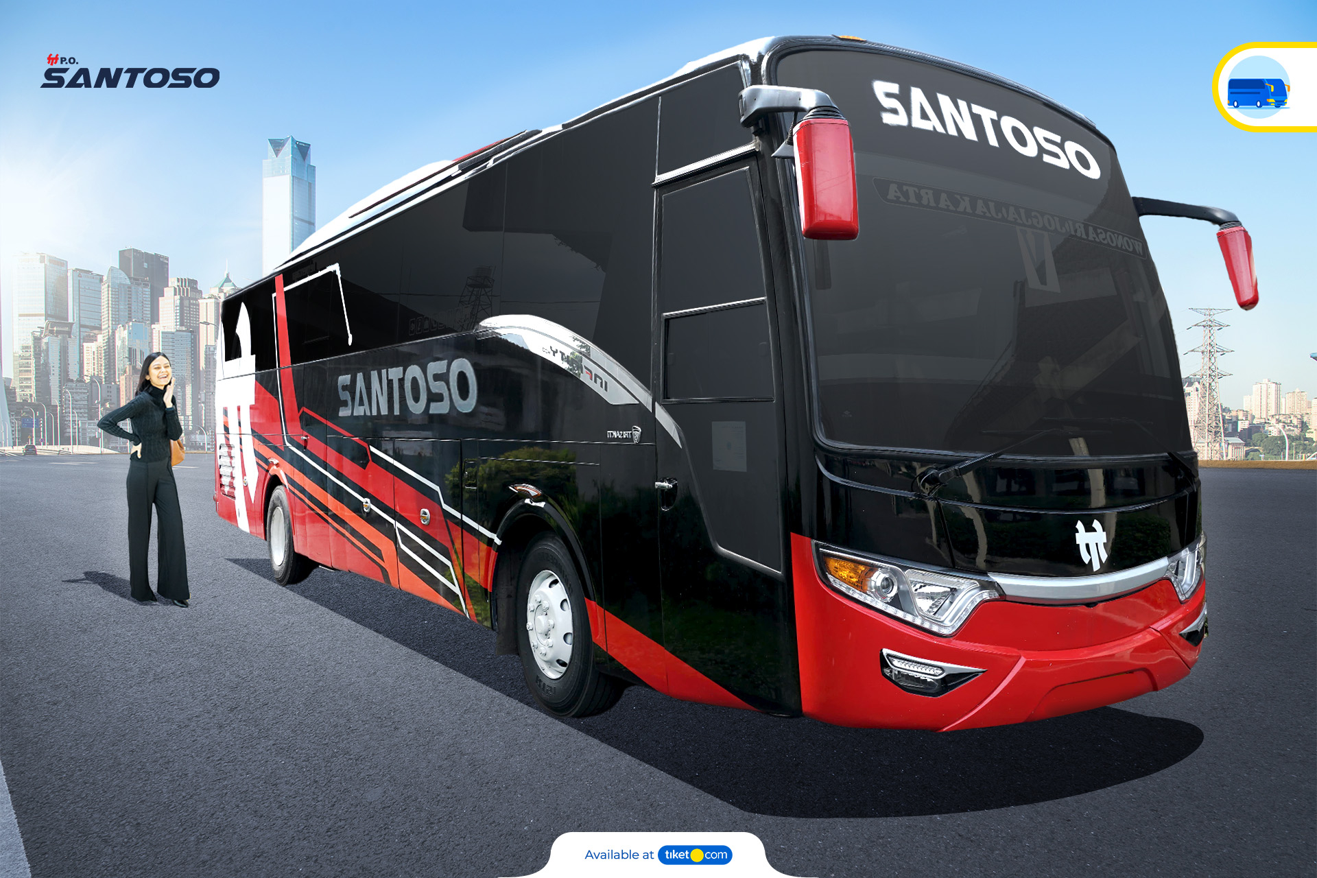 Tiket Bus Jakarta Jogja Diskon 50% HARGA TERMURAH!