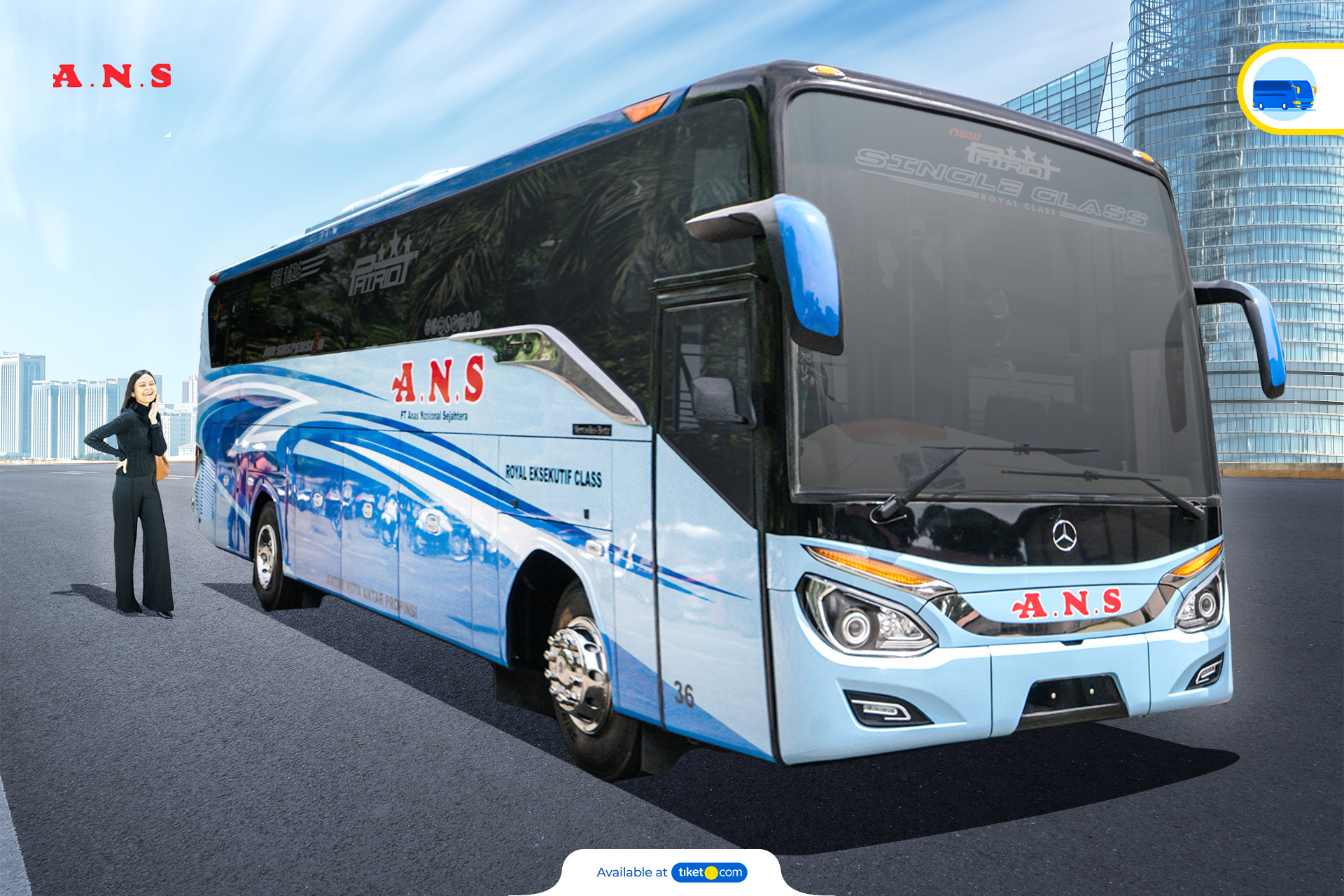 Tiket Bus ANS | Lebih Murah dari Agen & Loket!