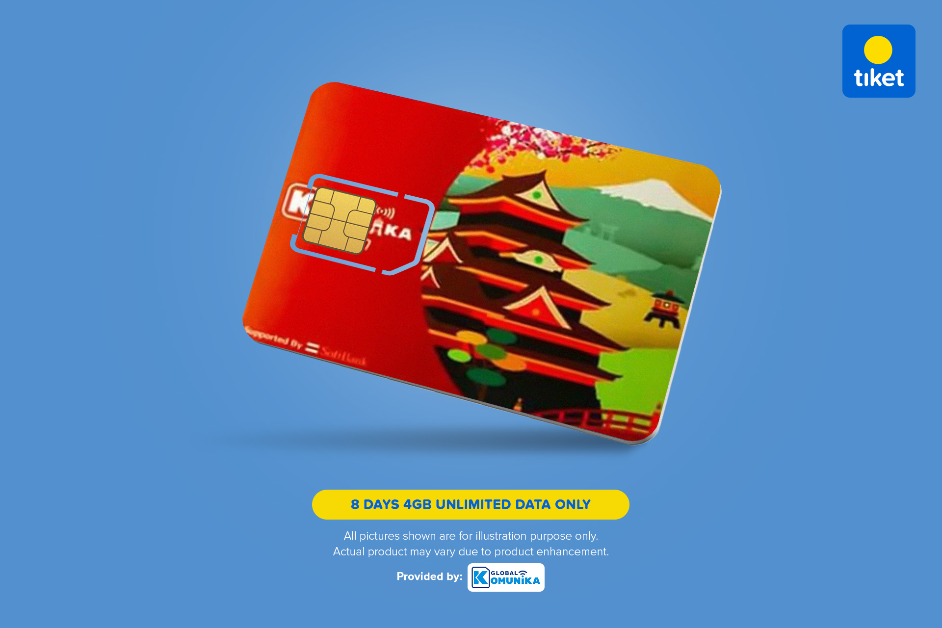 Global Komunika Japan SIM Card Voucher Cashback 10% Harga Tiket Masuk 2024