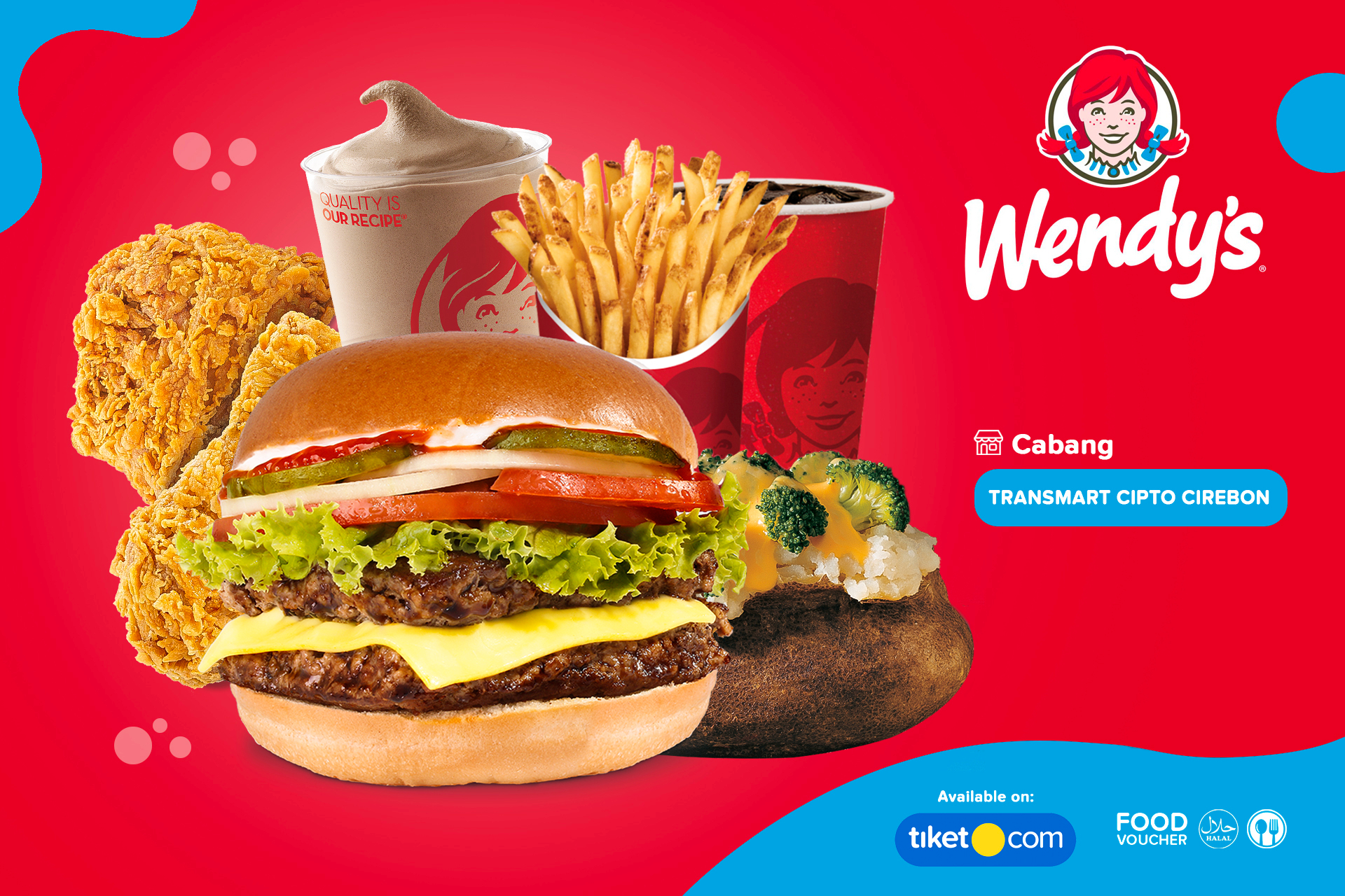 Get Ticket Voucher Wendy's - Transmart Cipto Cirebon Promo Prices ...