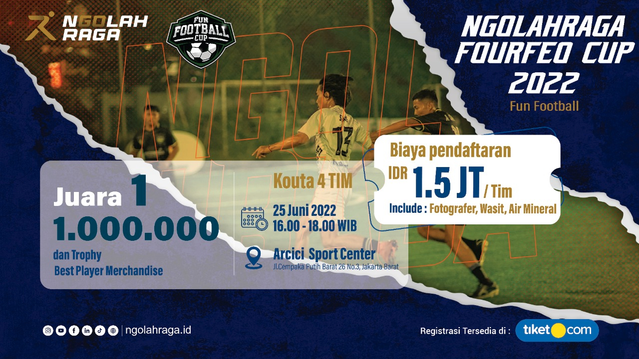 Tiket Ngolahraga Fourfeo Cup 2022 Season 8 Harga Promo - tiket.com