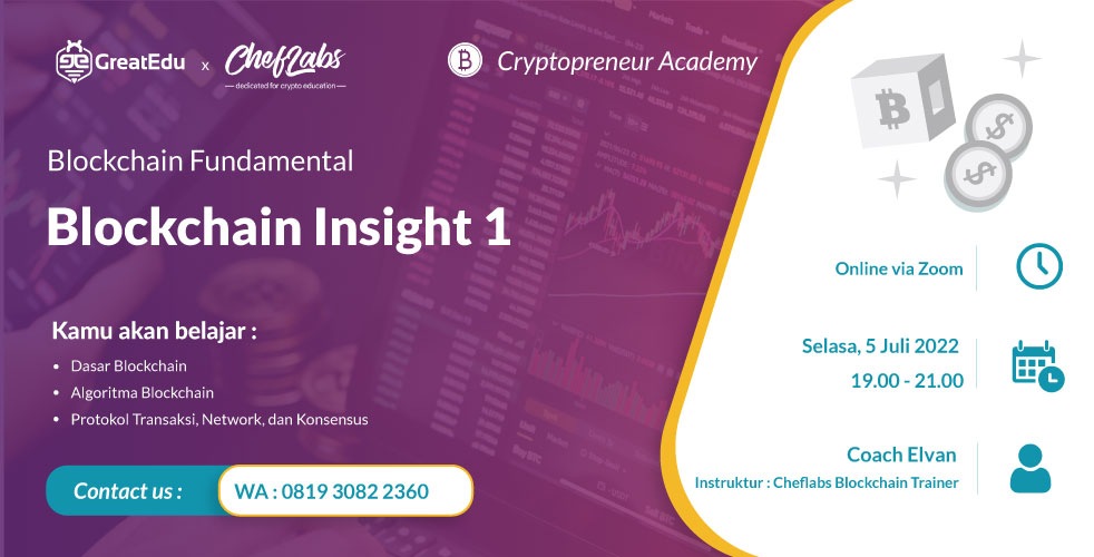 Tiket Blockchain Insight 1 Harga Promo - tiket.com