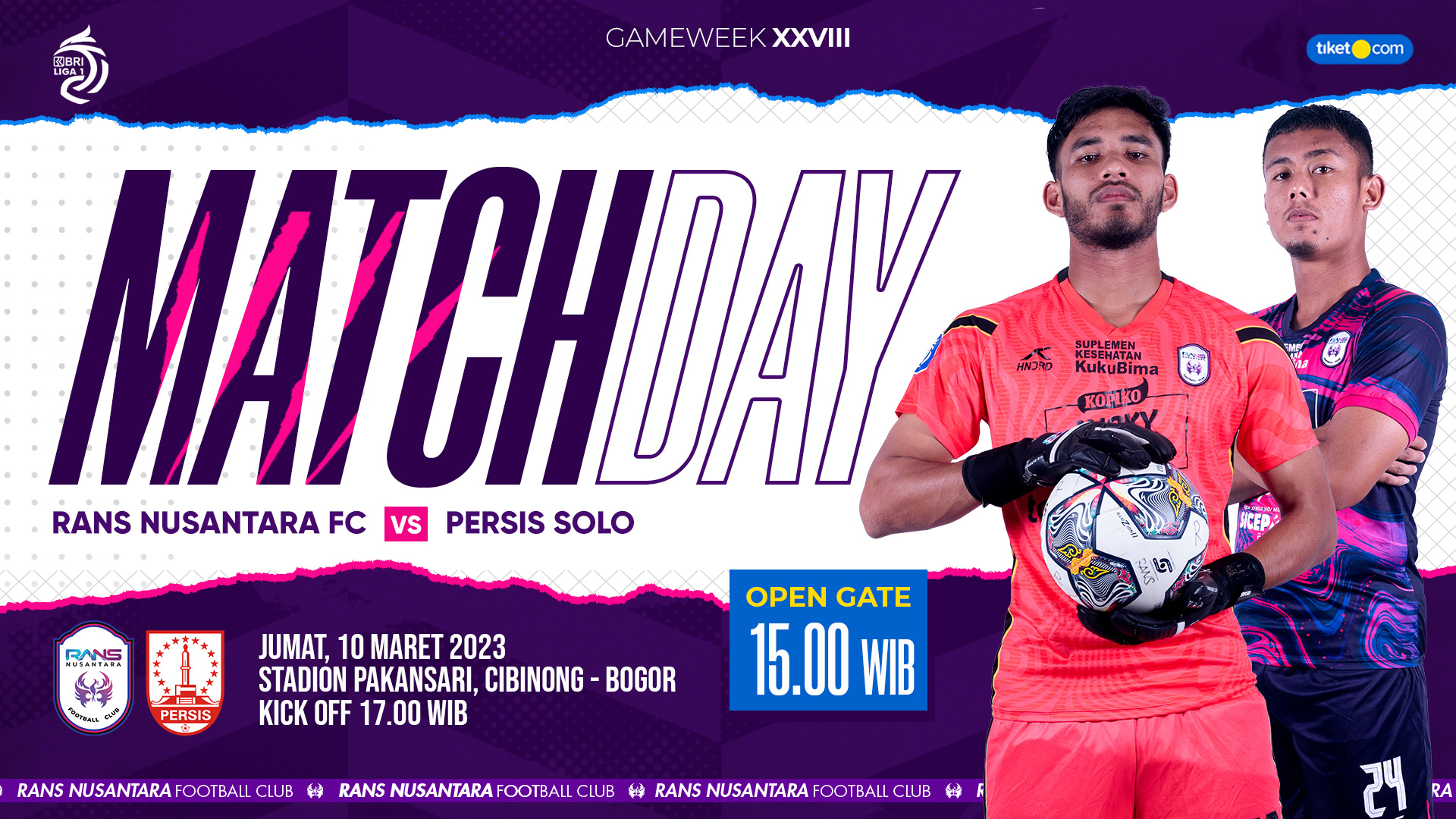 Tiket BRI LIGA 1 RANS NUSANTARA FC VS PERSIS SOLO Harga Promo - tiket.com