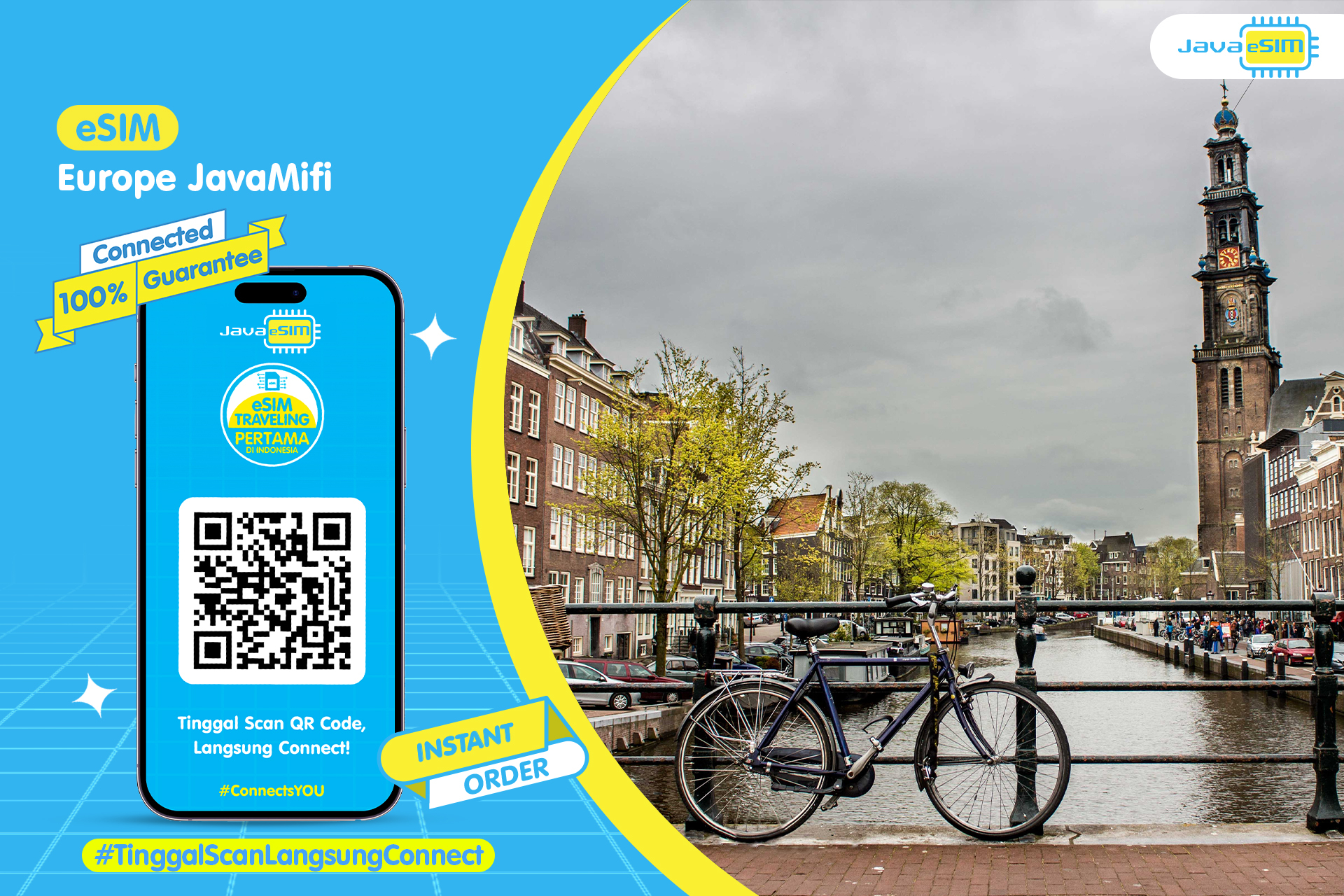 Tiket eSIM Europe JavaMifi Harga Promo - tiket.com