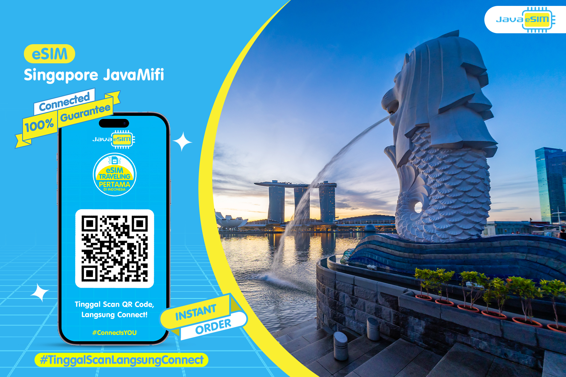 Tiket eSIM Singapore by JavaMifi Harga Promo - tiket.com