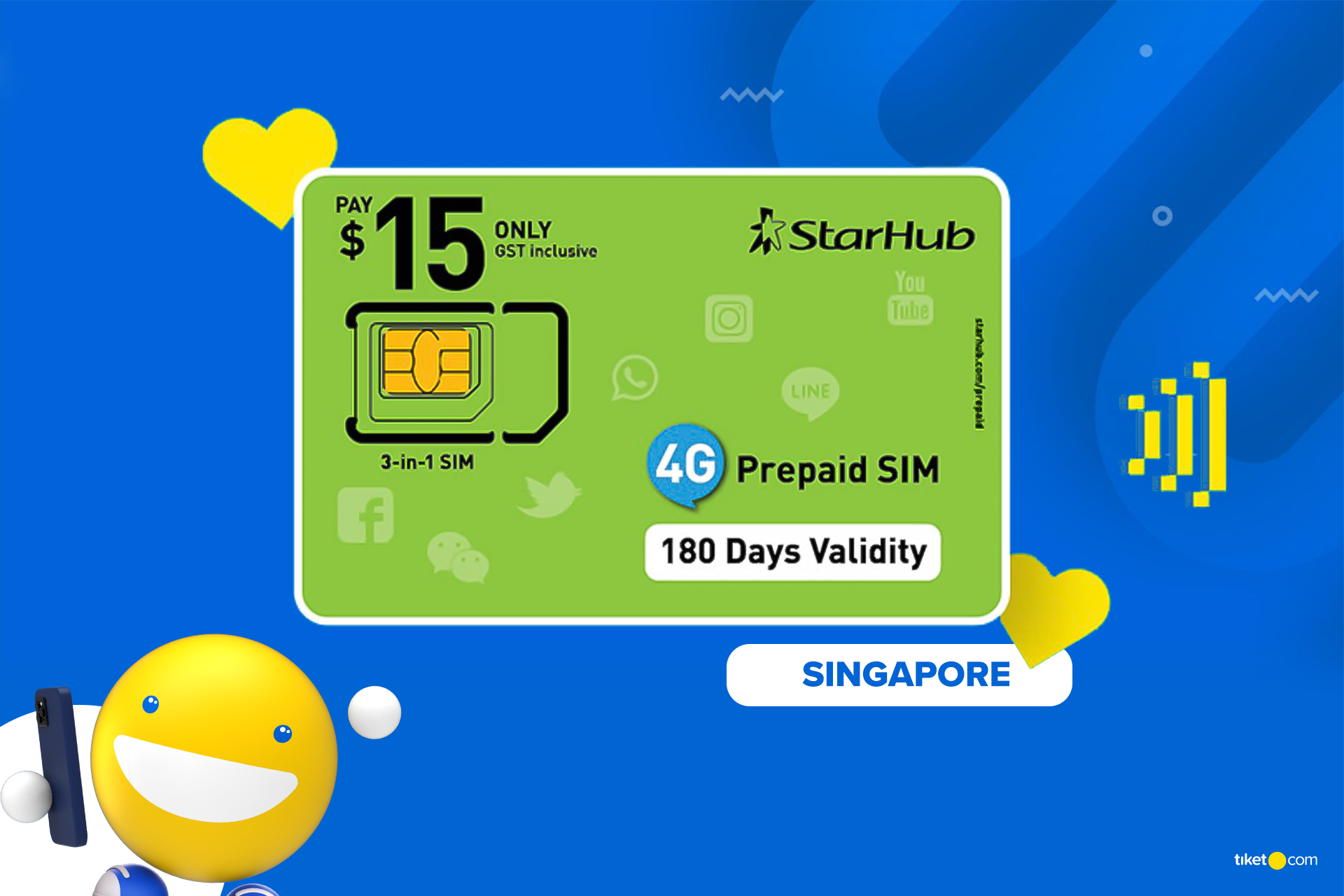 Tiket Starhub - Prepaid SIM Harga Promo - tiket.com Tiket Starhub - Prepaid SIM Harga Promo - tiket.com