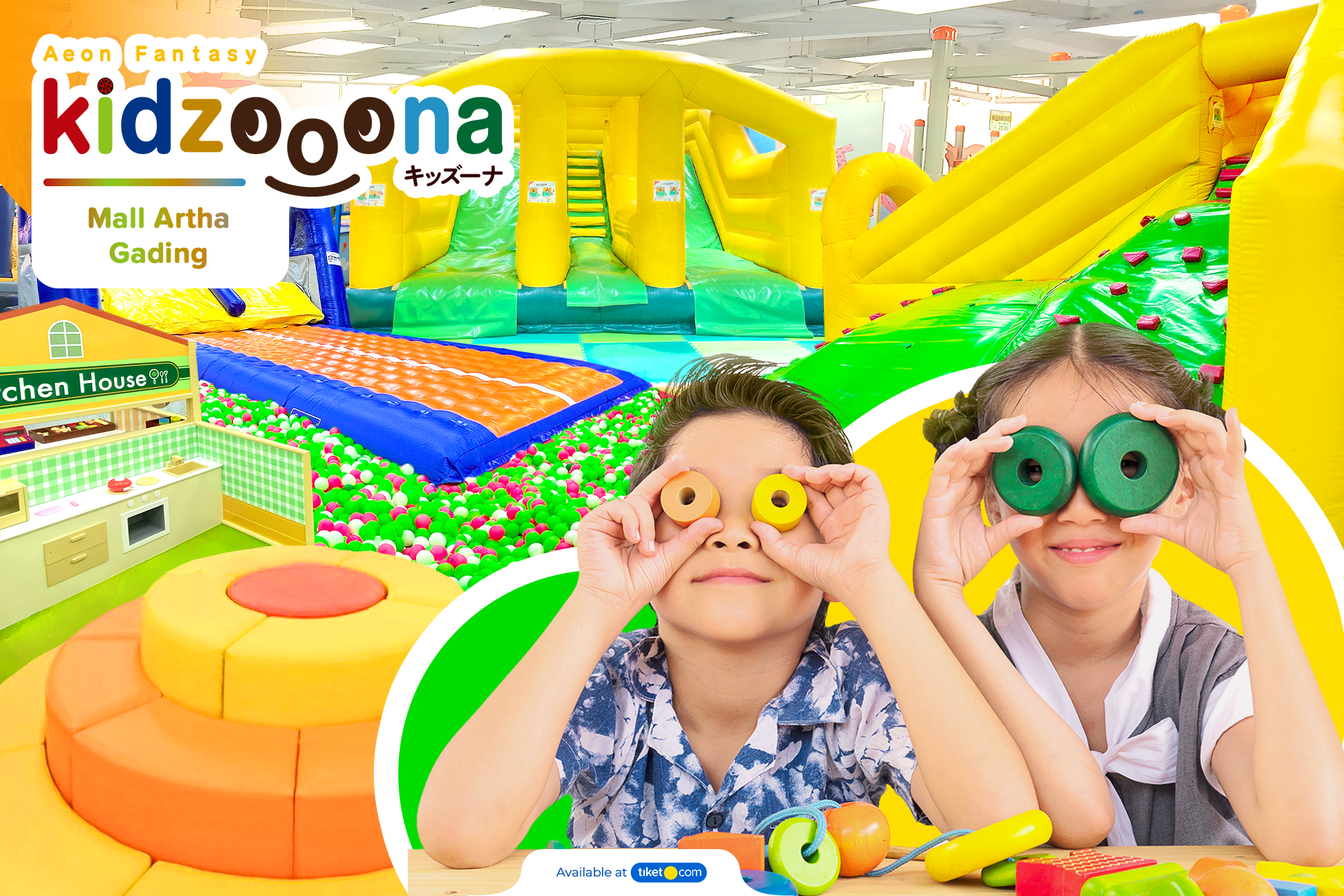 Tiket Kidzooona Mall Artha Gading - Harga Tiket Masuk Terbaru