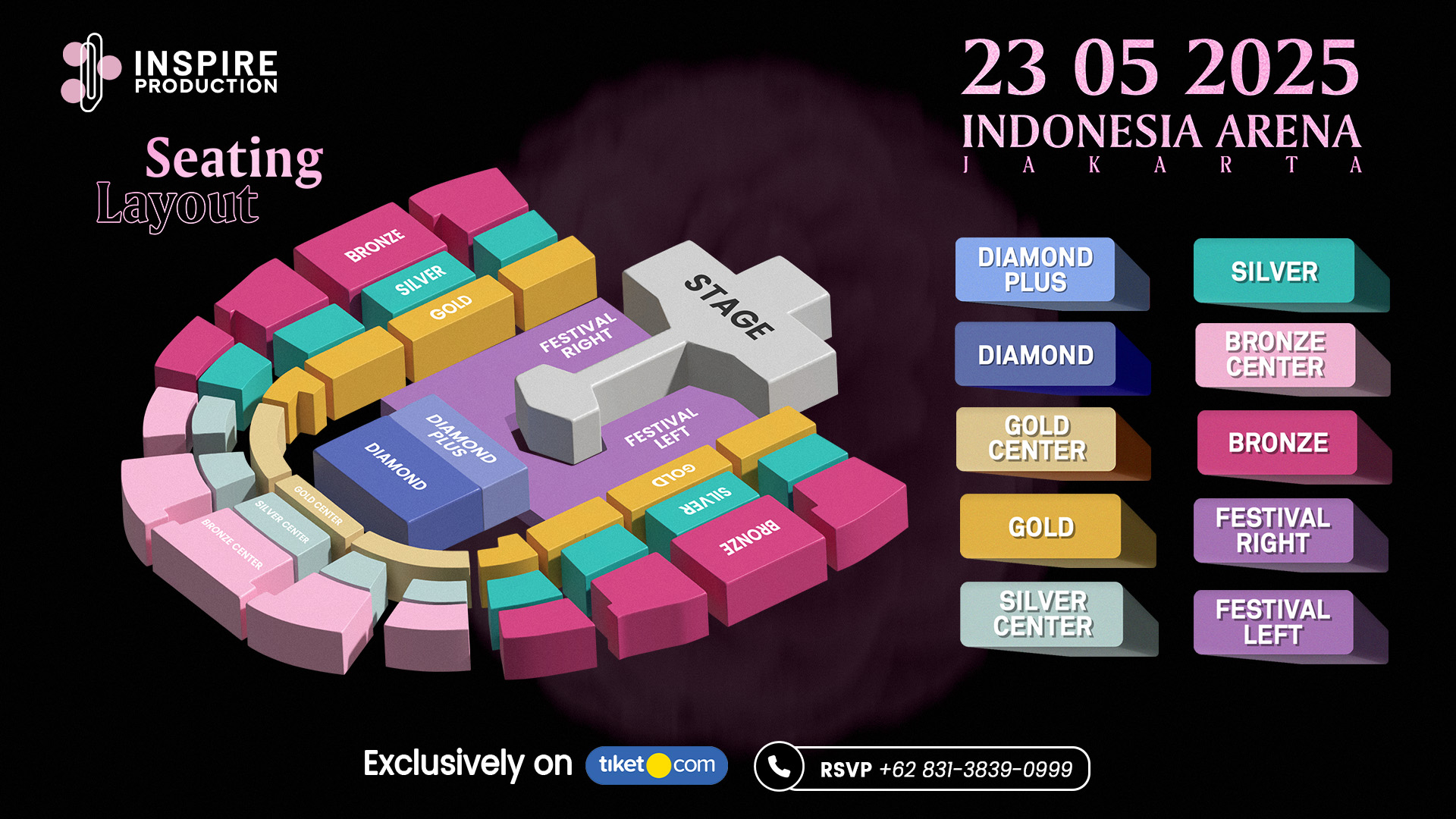 Beli Tiket HERE I AM CONCERT ROSSA JAKARTA 2025 - tiket.com