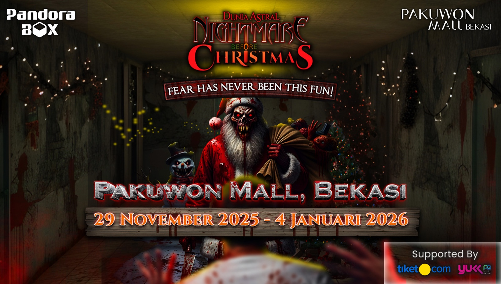 Get Ticket Pandora Box Dunia Astral "Nightmare Before Christmas" Promo ...