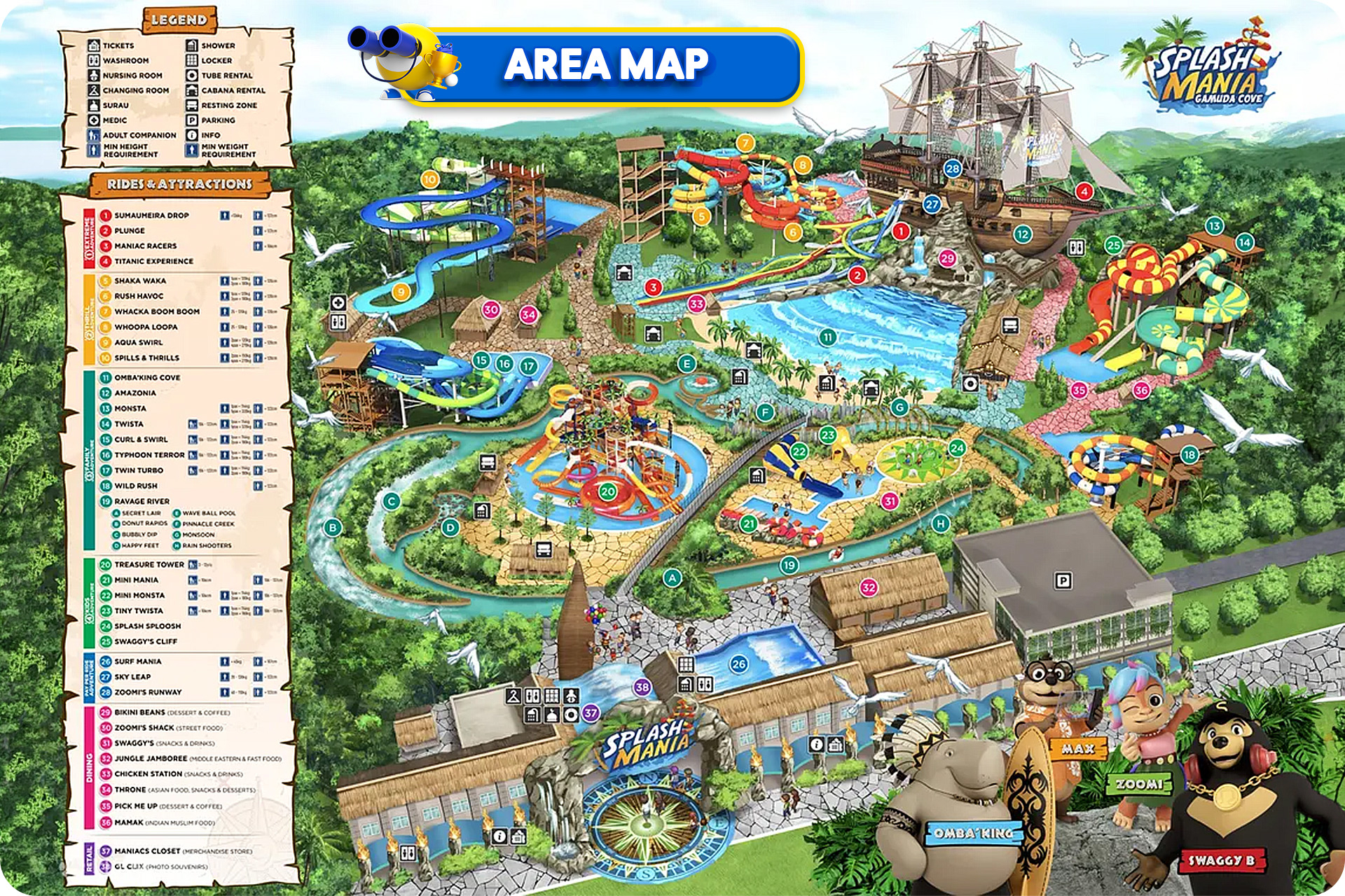 Get Ticket SplashMania Waterpark Ticket in Gamuda Cove Selangor Promo ...