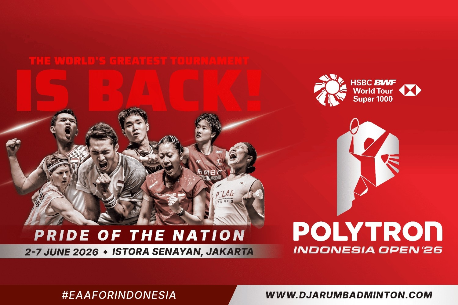 Tiket POLYTRON INDONESIA OPEN 2026 Harga Promo - tiket.com