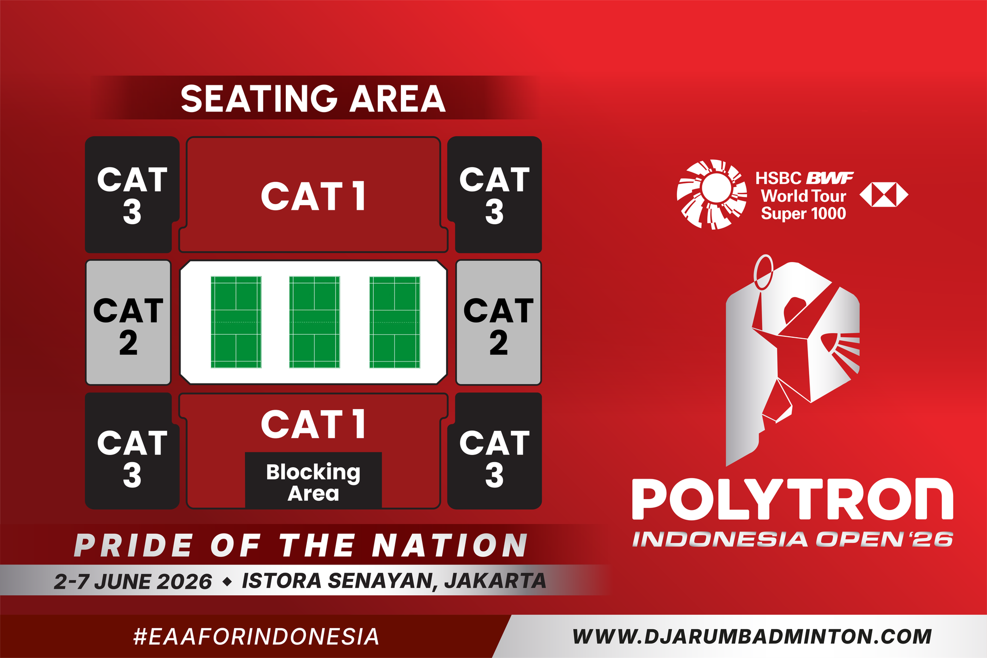 Get Ticket POLYTRON INDONESIA OPEN 2026 Promo Prices - tiket.com
