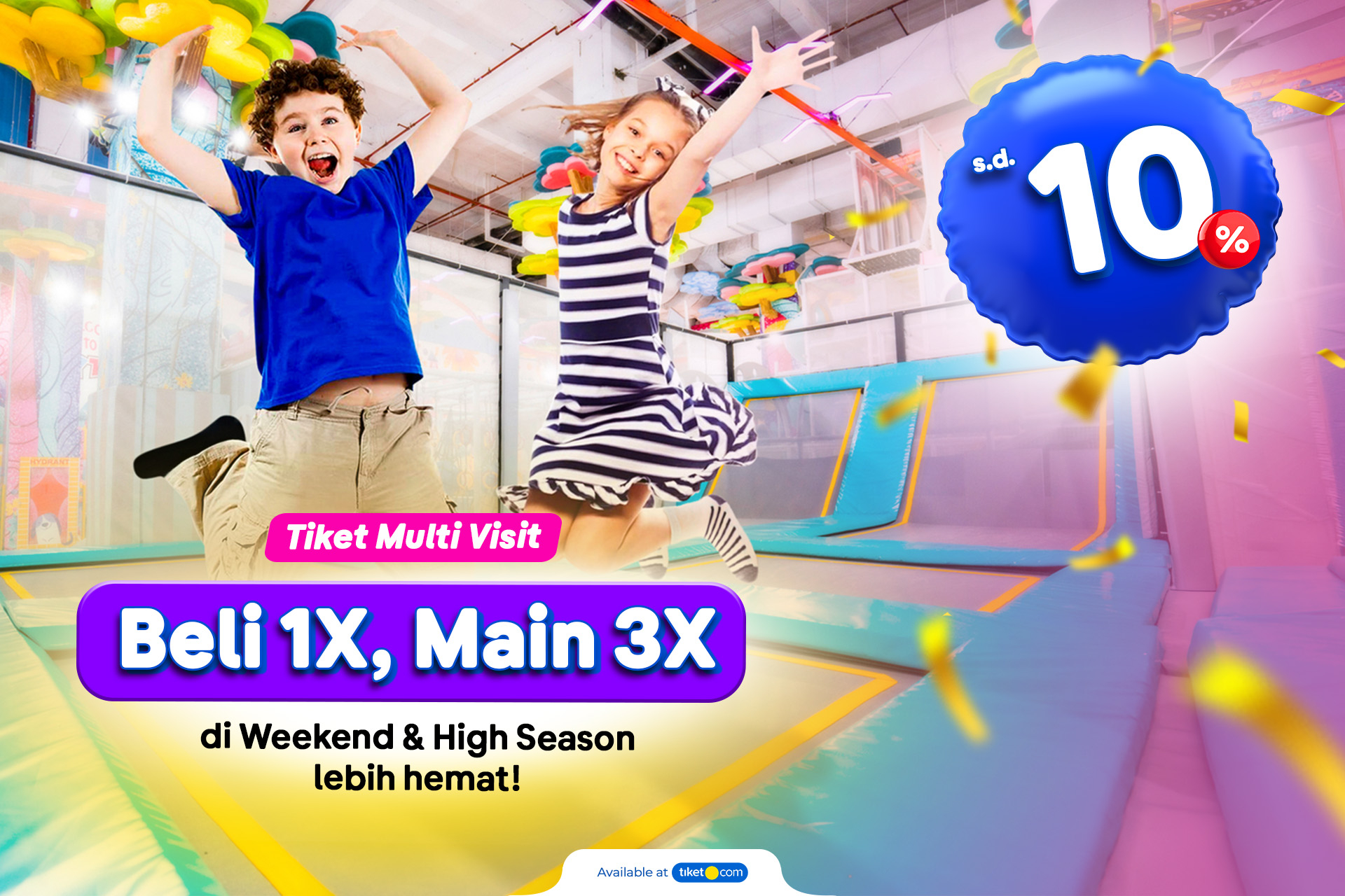 Playtopia Palembang Icon Mall (Lantai 3) Promo School Holiday