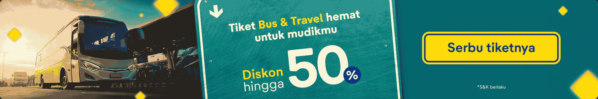 Harga Tiket Bus Online & Travel Shuttle Bus di tiket.com