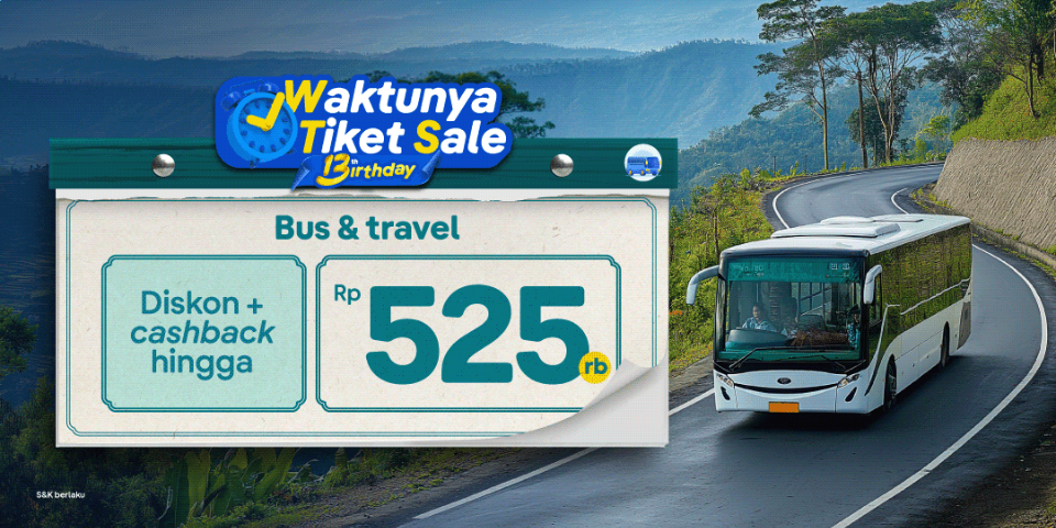 Harga Tiket Bus Online & Travel Shuttle Bus di tiket.com