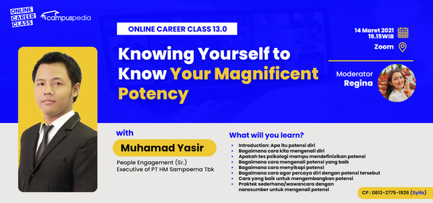 Tiket Webinar Online Career Class Knowing Yourself to Know Your ...