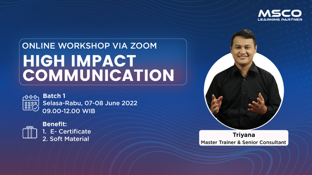 Tiket Online Workshop - High Impact Communication Harga Promo - tiket.com