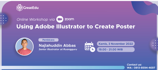 Tiket Using Adobe Illustrator to Create Poster Harga Promo - tiket.com