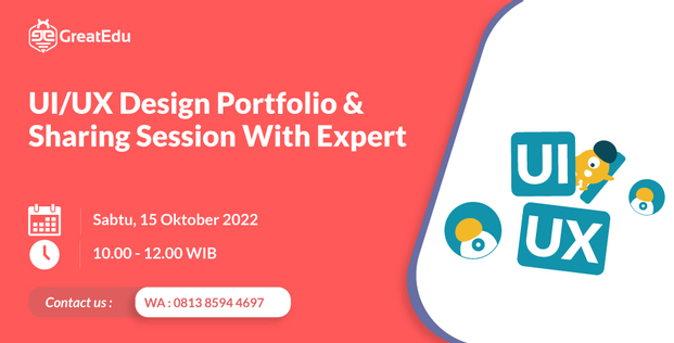 Tiket UI/UX Design Portfolio & Sharing Session with Expert Harga Promo ...