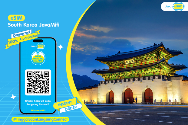 Tiket eSIM South Korea by JavaMifi Harga Promo - tiket.com