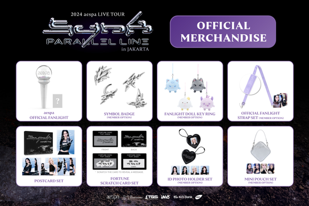 Get Ticket 2024 aespa Live Tour - SYNK: PARALLEL LINE in JAKARTA - Official Merchandise Promo ...
