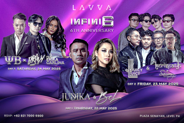 Tiket INFINI6: LAVVA 6TH ANNIVERSARY Harga Promo - tiket.com