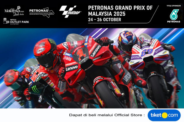 Tiket PETRONAS GRAND PRIX OF MALAYSIA 2025 Harga Promo - tiket.com