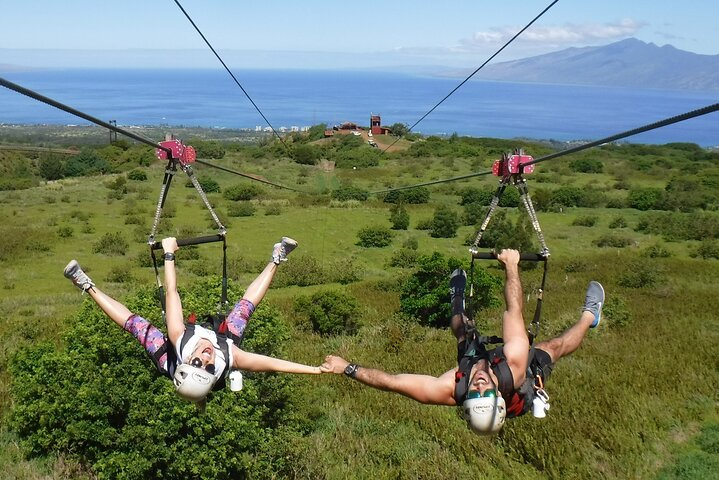 Tiket 6 Dual-Zipline Mountain Adventure in Maui Harga Promo - tiket.com