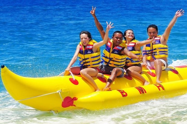 Tiket Watersport Package-Private Transfer-Parasailing Adventure-Donat ...