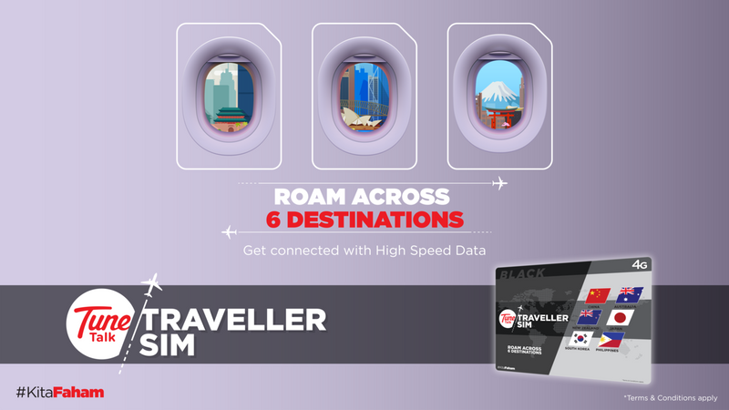 Tiket Tune Talk Traveller SIM - 8 Asia Countries (For Malaysian) Harga Promo - tiket.com