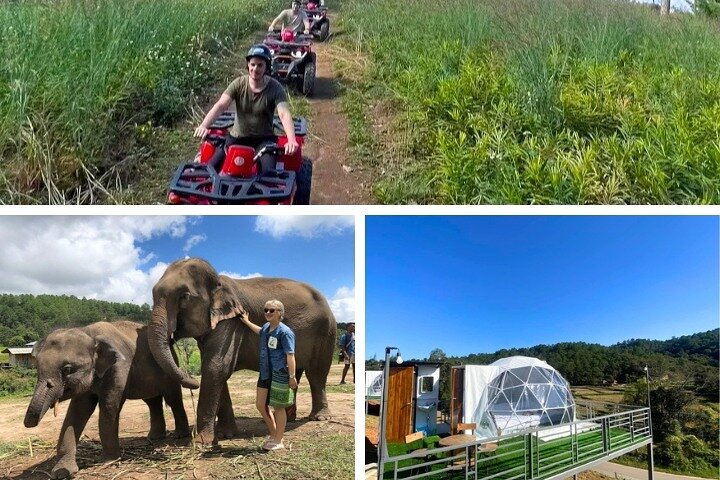 Tiket 2D1N: ATV Ride, Elephant Sanctuary, Overnight in Stylish Dome ...