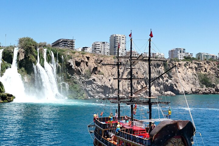 Tiket Antalya Pirate Boat Tour Visiting Duden Waterfall Harga Promo ...